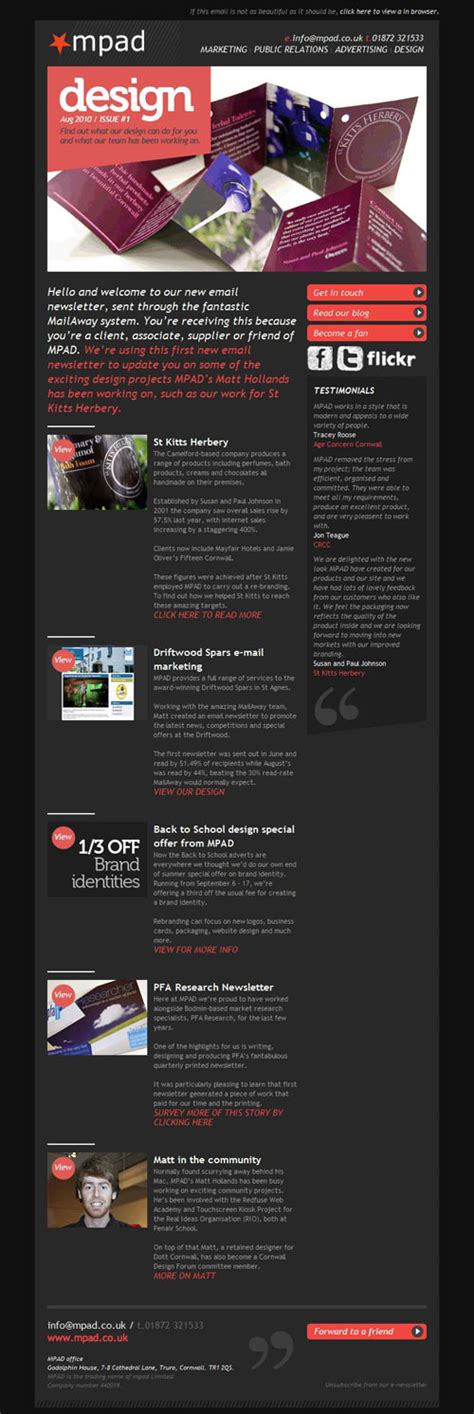 Creating HTML Emails How To And Design Inspiration