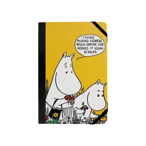 Moomin Flowers Softcover Notebook A5 The Official Moomin Shop