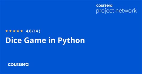Dice Game In Python Coursya