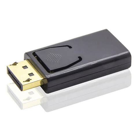 Display Port Male To Hdmi Female Adapter Converter Displayport Dp To Hdmi Portable Black Lazada Ph