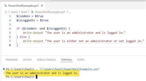How To Use And Operator In Powershell