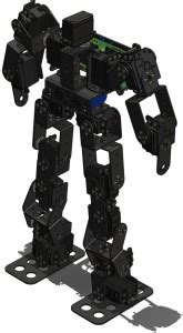 SunRobotics DOF Biped Humanoid Robot Chassis DIY Kit Assembled Wifi BLE Servo Controller