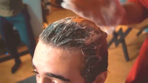 Guy Gets A Hair Remover Shampoo