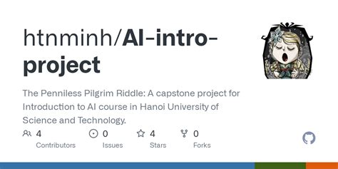 GitHub Htnminh AI Intro Project The Penniless Pilgrim Riddle A Capstone Project For