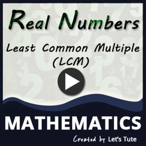 Mathematics Find LCM Using Prime Factorization Method Algebra By Letstute