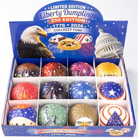 Usa 250th Anniversary Dumpling Squishy Mystery Toy
