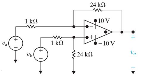 Solved For The Circuit Shown Va Is 04 V And Vb Is 03 V