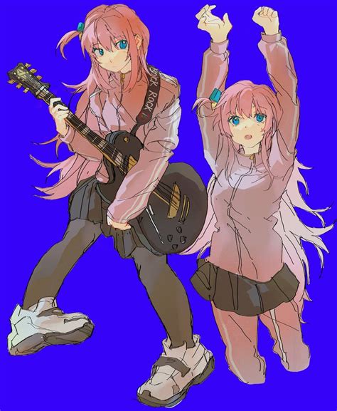 Gotoh Hitori Bocchi The Rock Drawn By Cloudyooooo Danbooru