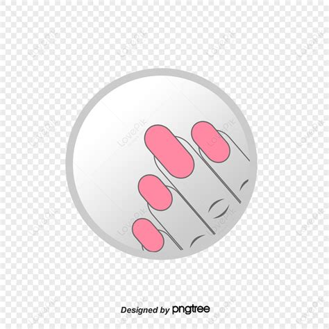 Nail Circular Vector Materialfingernailcolorfingernails Png Picture