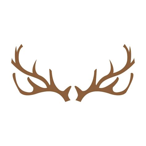 Premium Vector Deer Antler Simple Luxury Logo And Vector Template