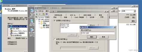 windows2003 server安装iis服务及搭建网站 windows server 2003安装iis csdn博客