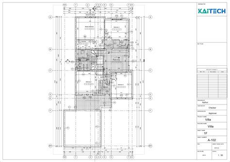 Kaitech Bim Diploma Revit Project Villa Drawings Behance