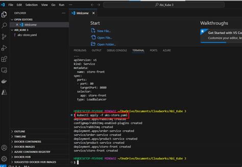 Deploy An Application On AKS Cluster Using A Kubernetes Manifest File DEV Community