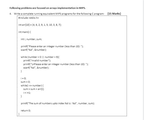 Solved Following Problems Are Focused On Arrays Chegg
