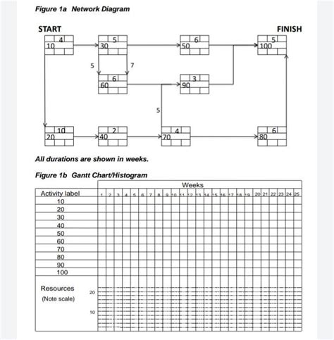 Gantt Chart And Resource Histogram A Project Is Being