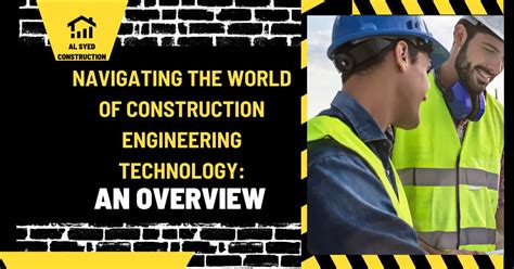 Navigating The World Of Construction Engineering Technology An