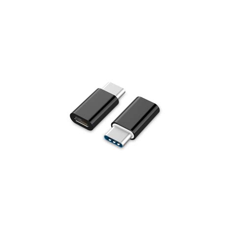 Adaptador Usb Type C Para Micro Usb Preto Greenfever