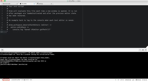 Configuring Atom Editor So That Platform Ide Terminal Opens By Default