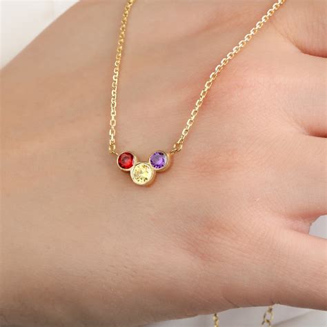 Stone Necklace Etsy
