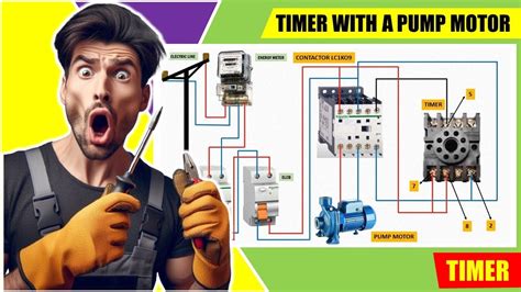 Timer Circuit Diagram For Water Pump Controller Pump Circuit