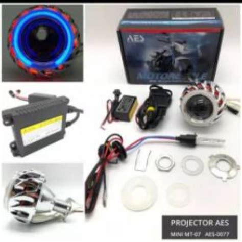 Projetor Aes Mini Motor Mt07 Duplo Ae I Projie Escondido Shopee Brasil