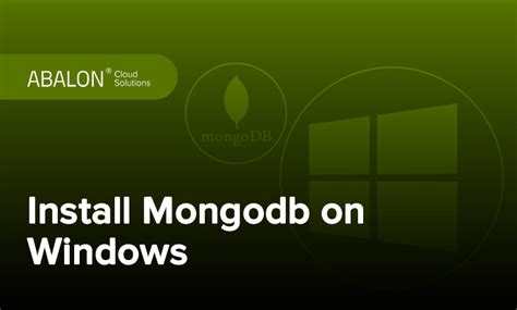 آموزش کامل نصب مانگو دی بی روی ویندوز