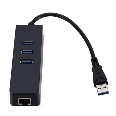 3 порта Usb3 0 концентратор типа C к Ethernet Lan Rj45 кабель адаптер сеть Высокоскоростная