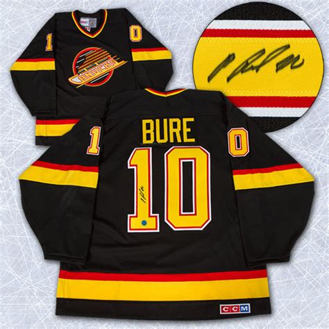 Pavel Bure Vancouver Canucks Autographed Black Retro Ccm Hockey Jersey