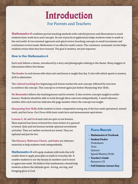 Mathematics 6 Sample Pdf