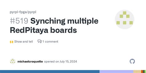 Synching Multiple Redpitaya Boards · Pyrpl Fpga Pyrpl · Discussion 519