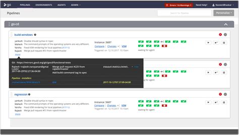 Dashboard List View For Pipeline · Issue 3872 · Gocdgocd · Github