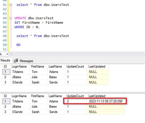 Trigger Only Updates One Row Love The SQL
