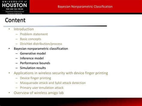 Ppt Bayesian Nonparametric Classification And Applications Powerpoint