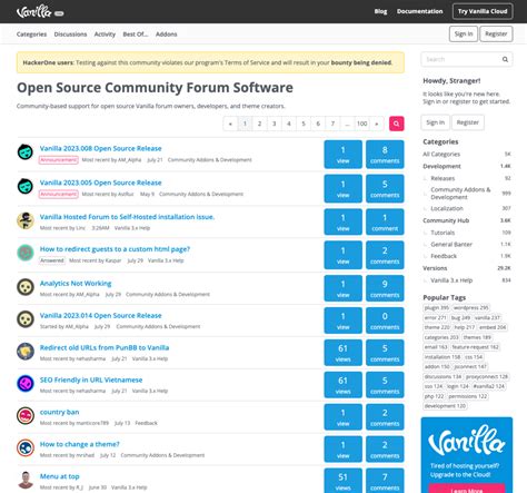 Java 一款开源免费、更符合现代用户需求的论坛系统：vanilla 个人文章 Segmentfault 思否