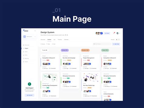 Tasso All In One Project Management Productivity Tool On Behance