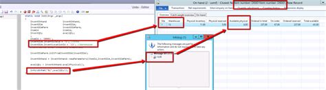 Dynamics Ax Blog Ax2012 X Code To Get On Hand On An Item