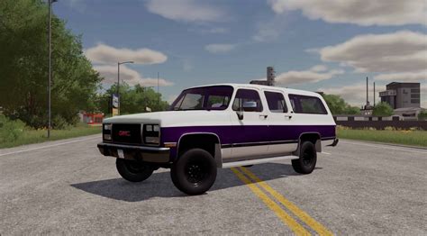 Gmc Suburban 1989 V10 Fs22 Mod Farming Simulator 22 Mod
