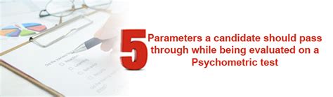 5 Parameters A Candidate Should Pass Through While Being Evaluated On A
