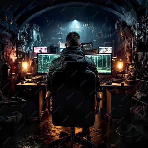 Premium Ai Image Artificial Intelligence Technology Hacker Digital