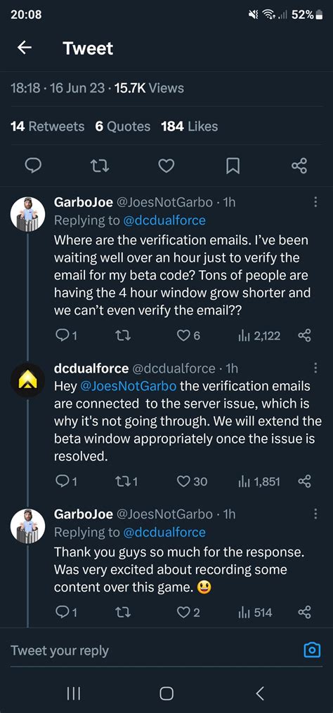 Verification Issue Rdualforce
