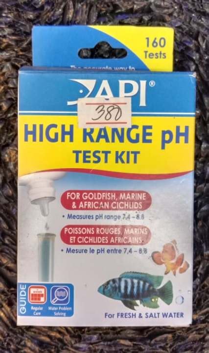 Api High Range Ph Test Kit 160 Test For Fresh And Salt Water Lazada PH