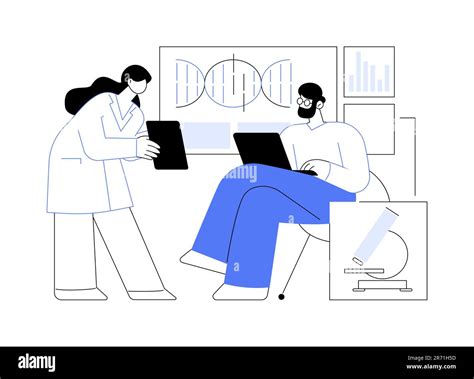 Genetic Analysis Software Abstract Concept Vector Illustration Stock Vector Image And Art Alamy