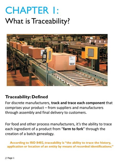 traceability in manufacturing pdf