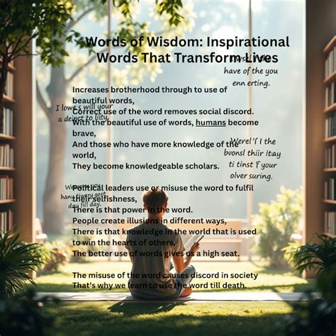 Words Of Wisdom Inspirational Words That Transform Lives