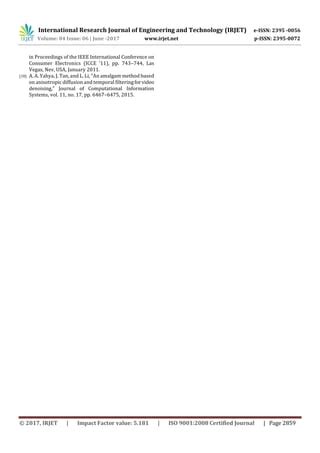 Video Denoising Using Transform Domain Method PDF