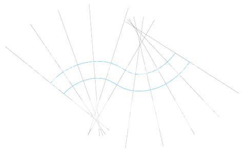 Normal Coordinate System In Tikz Using Parallel Curves Tex Latex