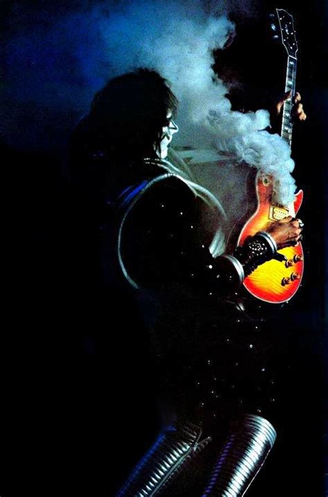 Ace Frehley Smoking Guitar Poster