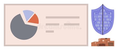 Data Analysis Security Protection And Logistics Concept With Chart
