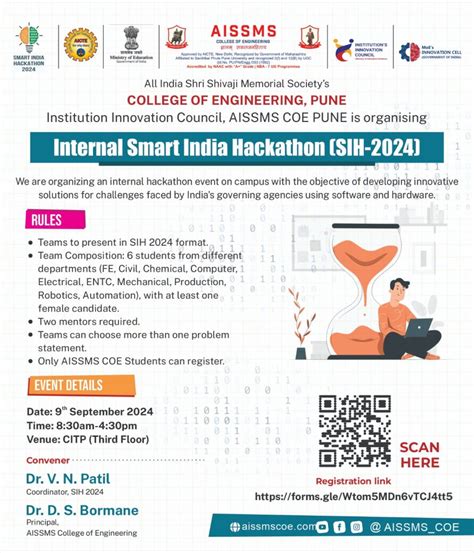 Internal Smart India Hackathon Sih 2024 Aissms College Of Engineering Pune
