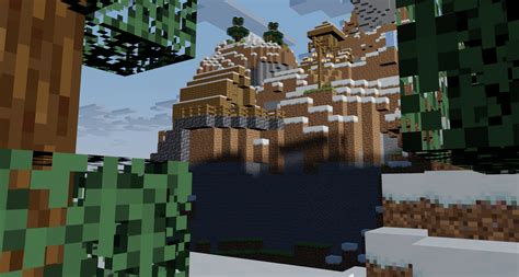 Dynamic Snow Village Landscape Cgtrader